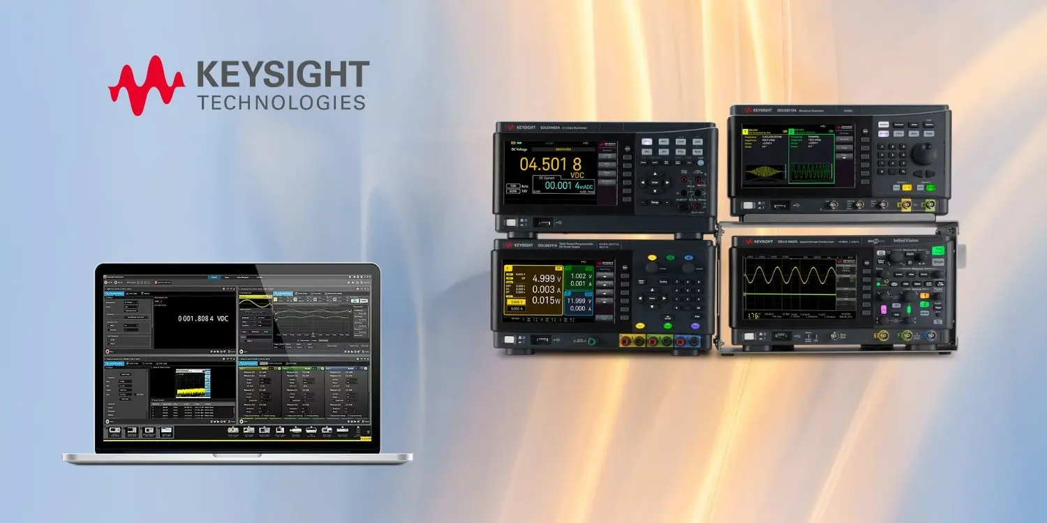 Keysight with the power of 4 instruments via single graphic interface