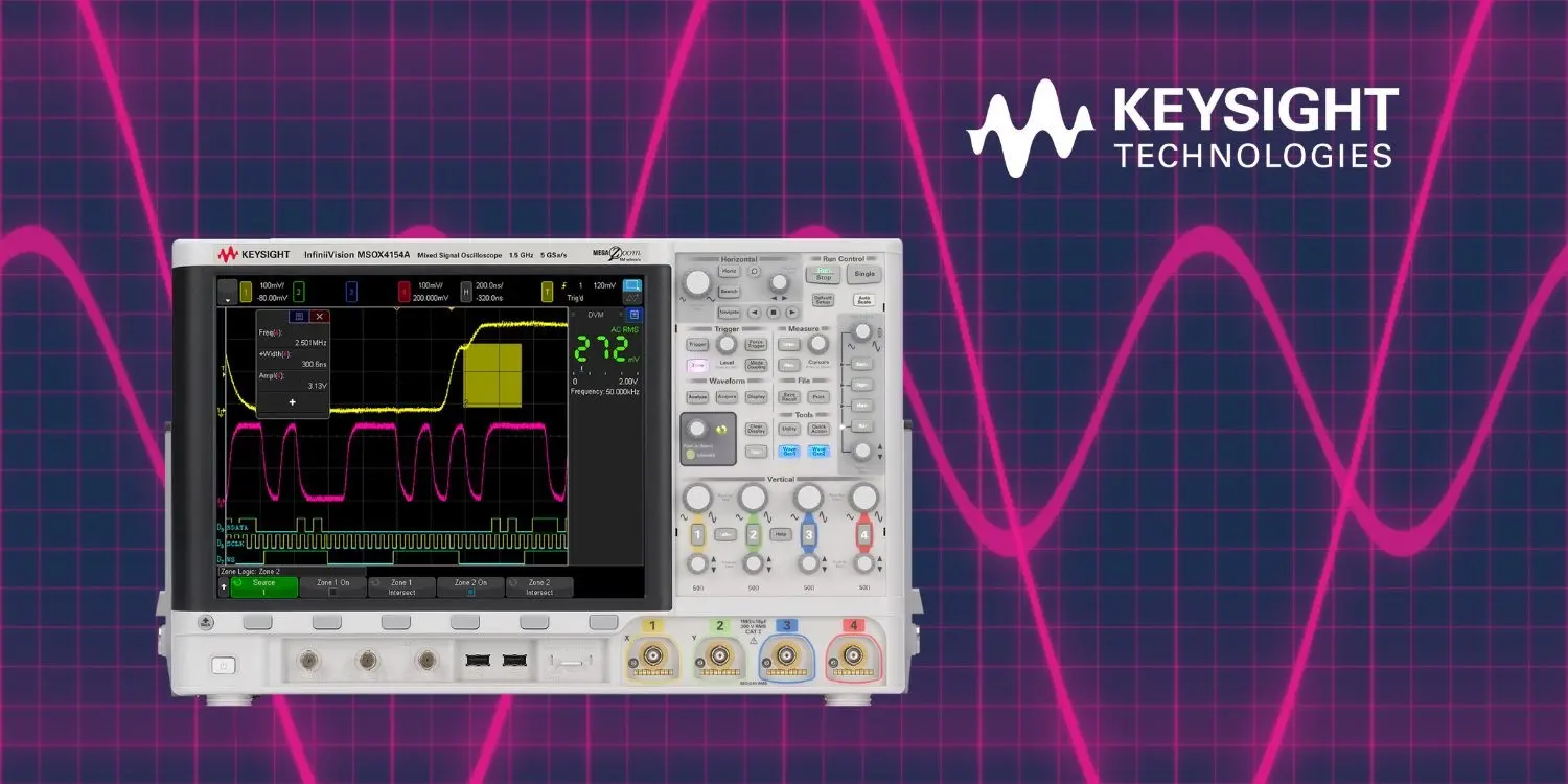 Keysight's InfiniiVision 4000 X‑Series Oscilloscopes