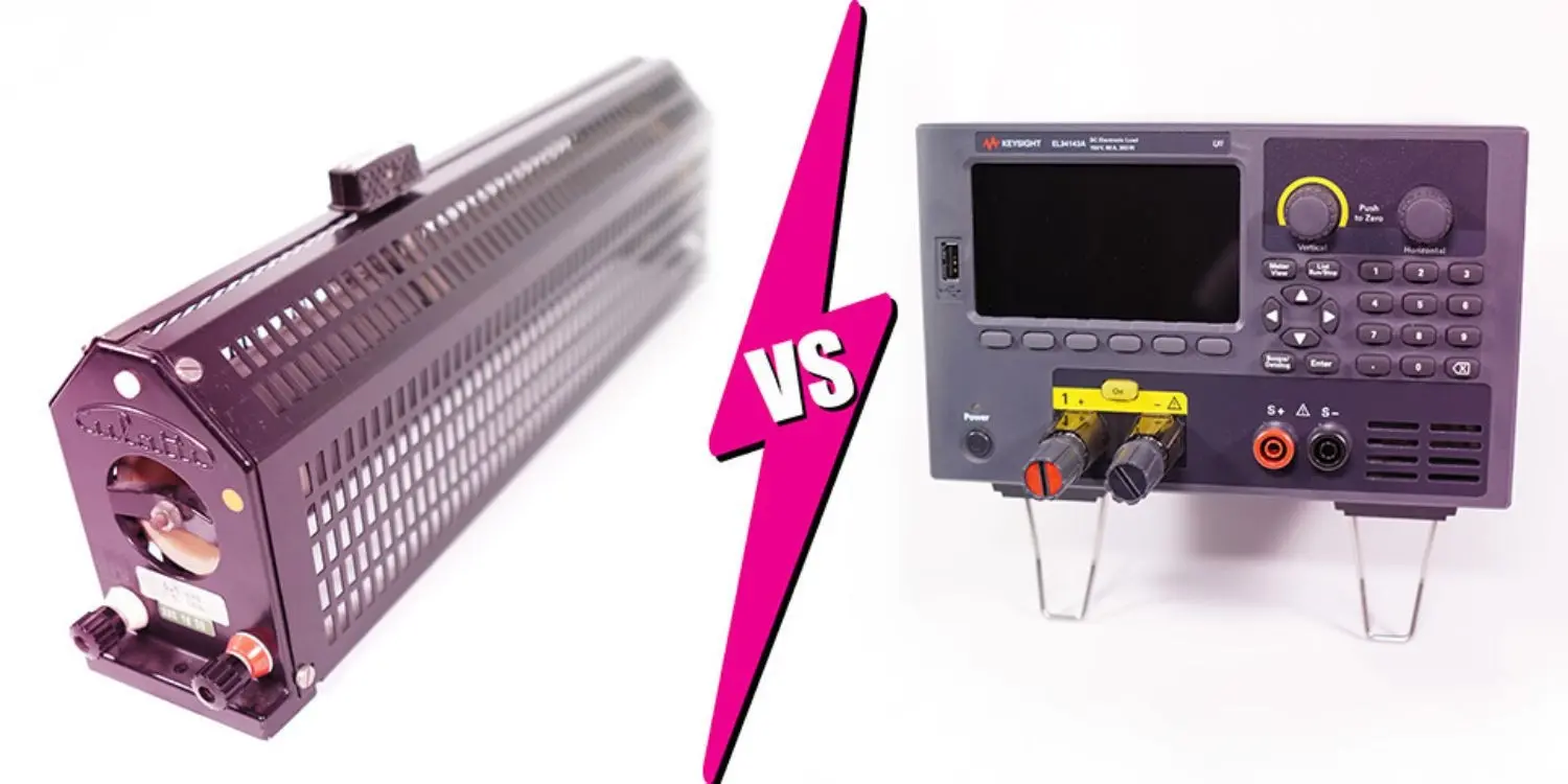 Variable Power Resistors VS. modern Benchtop E-Loads